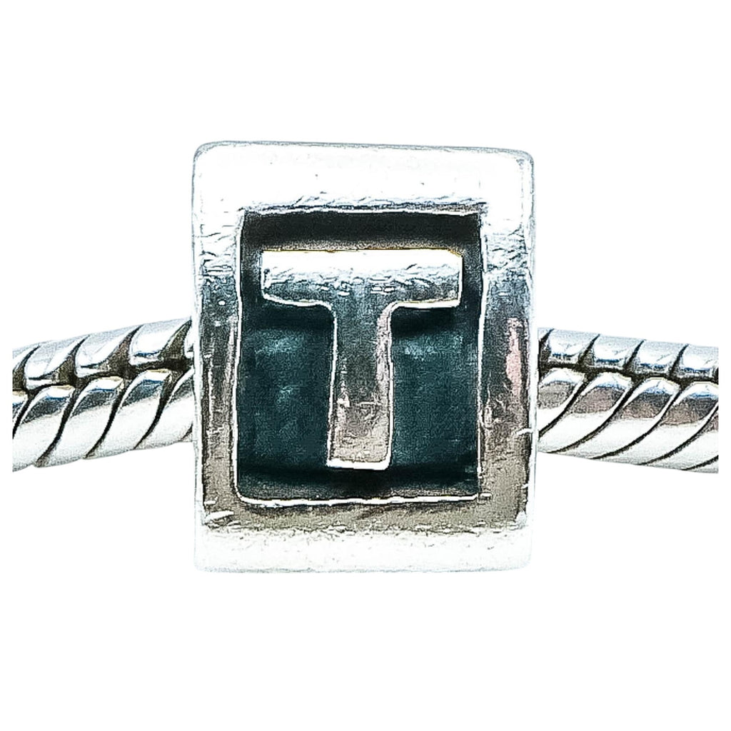 Pandora Alphabet Letter T Sterling Silver Charm Bead – Legacy Collectors