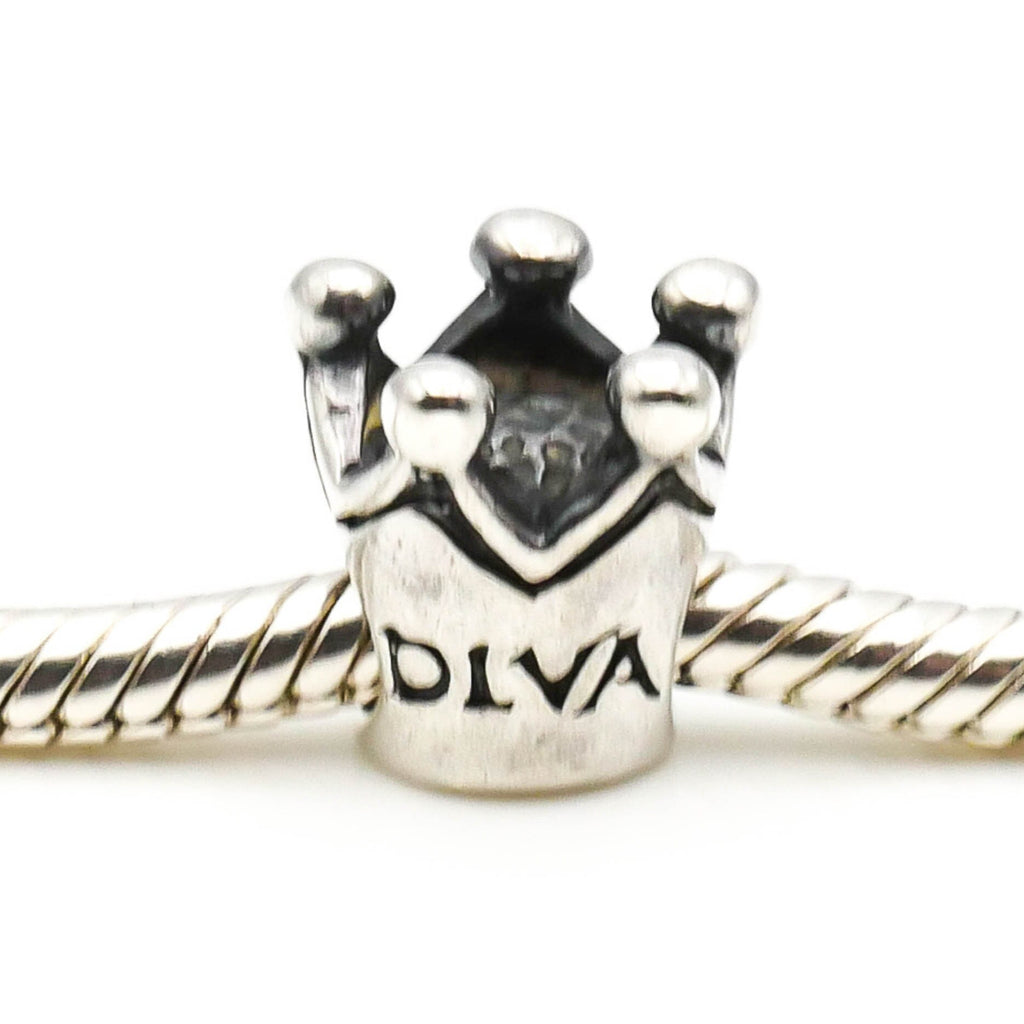 CHAMILIA Diva Sterling Silver Crown Charm – Legacy Collectors